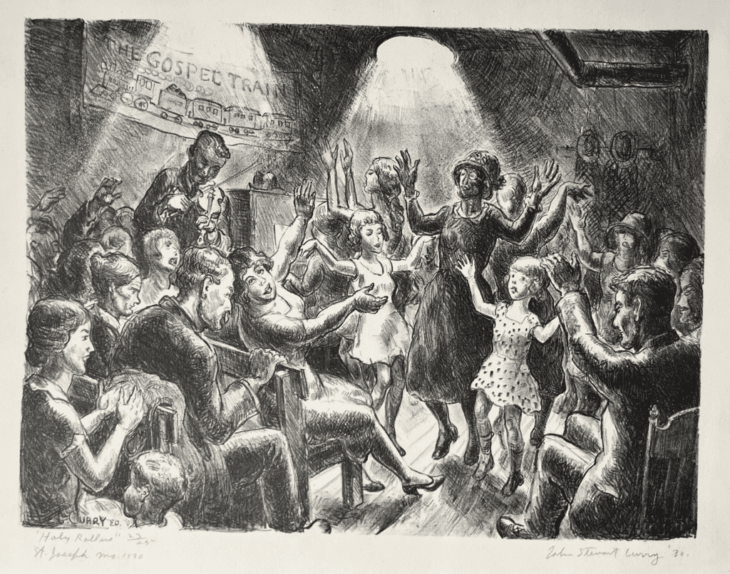 Holy Rollers (Gospel Train) - Kiechel Fine Art