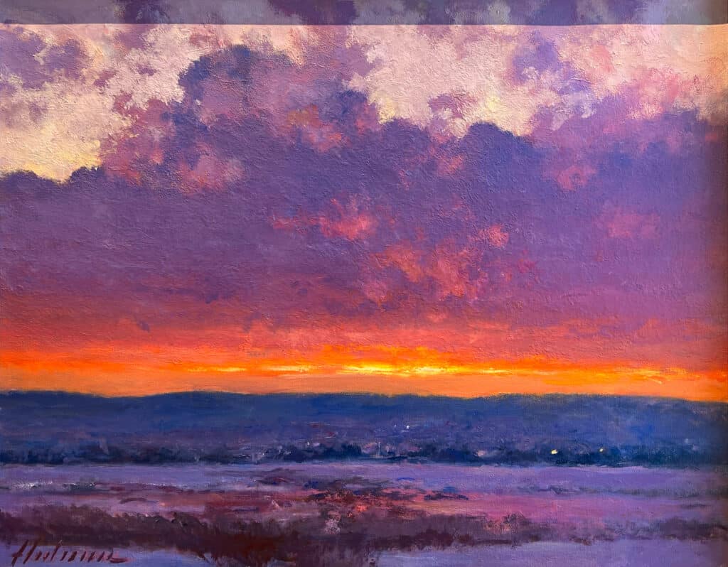 Warning Winter Sky - Kiechel Fine Art