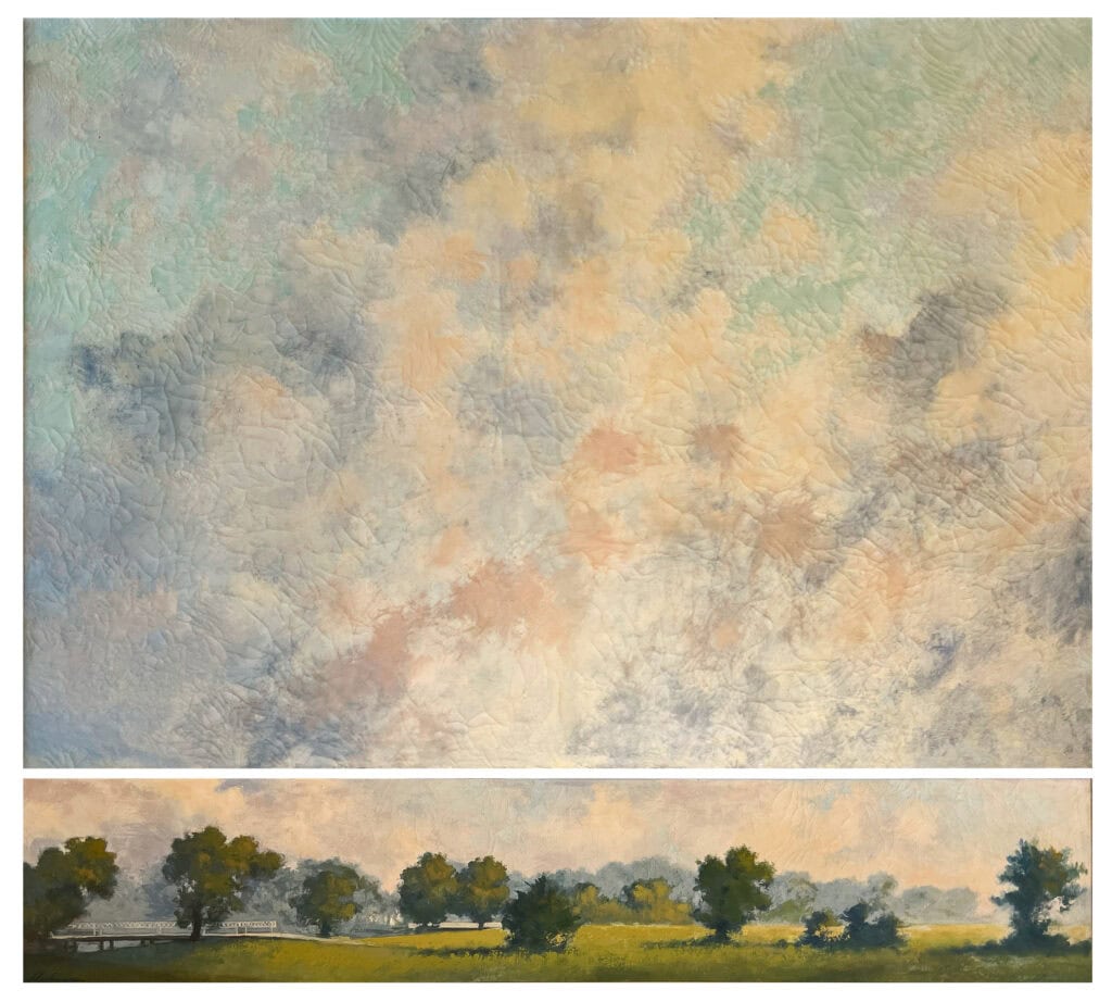 Bridge and Trees - Kiechel Fine Art